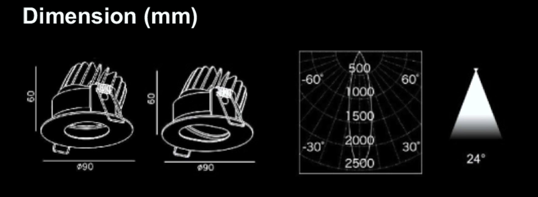 Downlight Spot – LED SERIES – FR 1030WL – SAKA Lighting